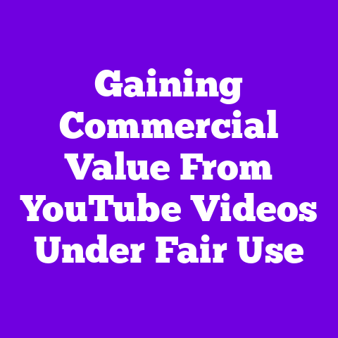 Gaining Commercial Value From YouTube Videos Under Fair Use